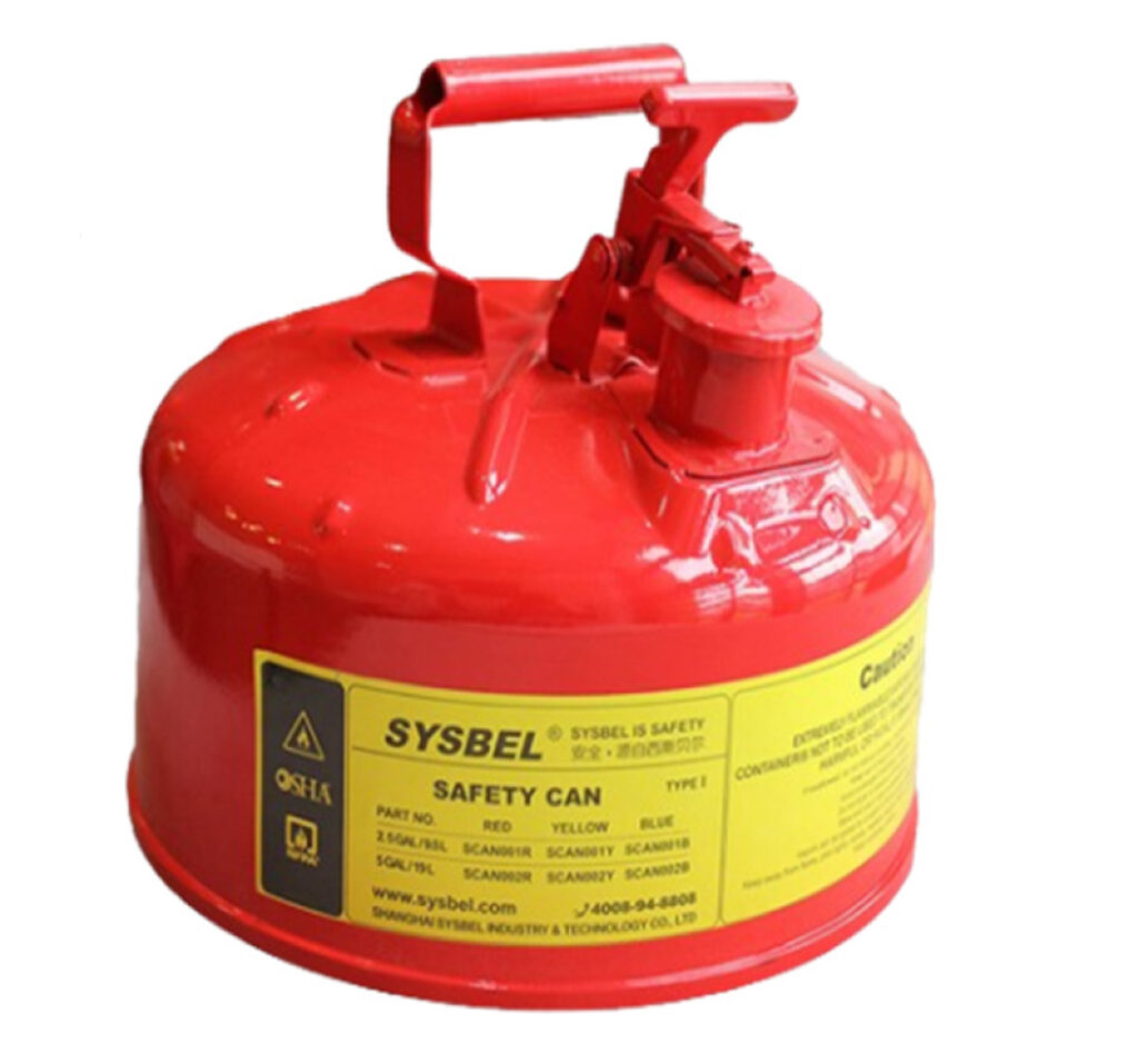 Safety Dispensing Cans Type I 2.5Gal / 9.5Ltr (Red) – Udyogi Safety